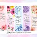 Printable Bible Verse Bookmarks Set #3 STRENGTH | Size A4 Instant ...