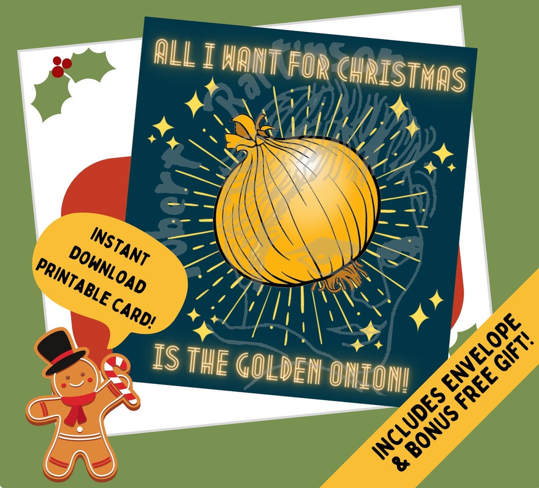 Golden Onion Twilight Saga Printable Christmas Card & FREE Christmas ...