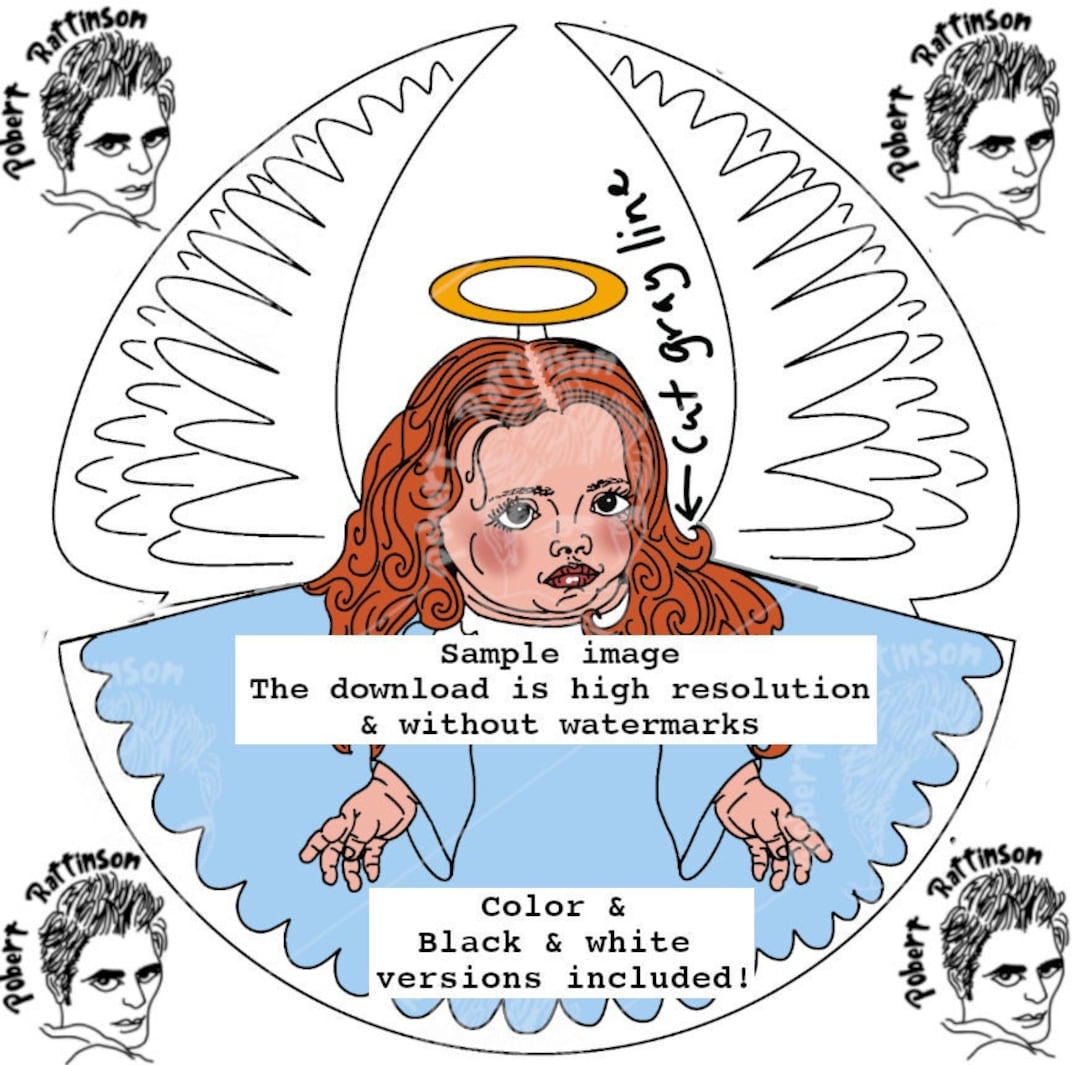 Christmas Twilight Saga Chuckesmee Tree Topper Printable Decoration ...