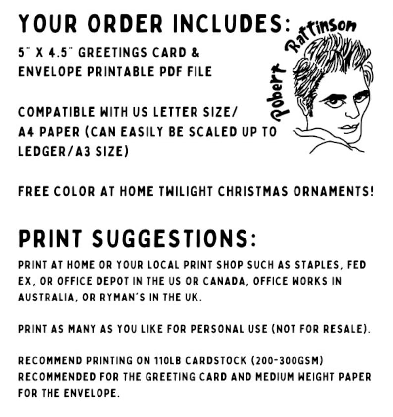 Jingle Bells Twilight Saga Printable Christmas Card & FREE Christmas ...