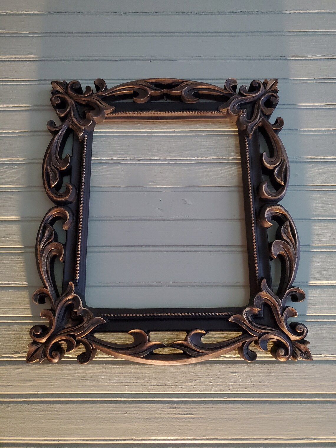 Hand Painted Ornate 8X10 Picture Frame. 12X14 Inches Around - Etsy