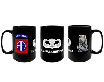 Military Coffee Mug Airborne Jump Wings Gift for Soldier - Etsy