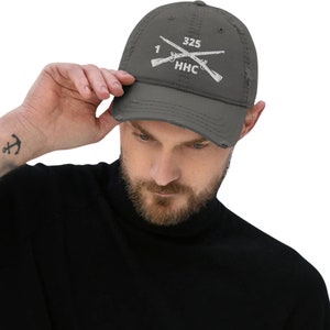 82nd Airborne Hat, HHC 325th Hat, Infantry Crossed Rifles Hat, 82nd ...