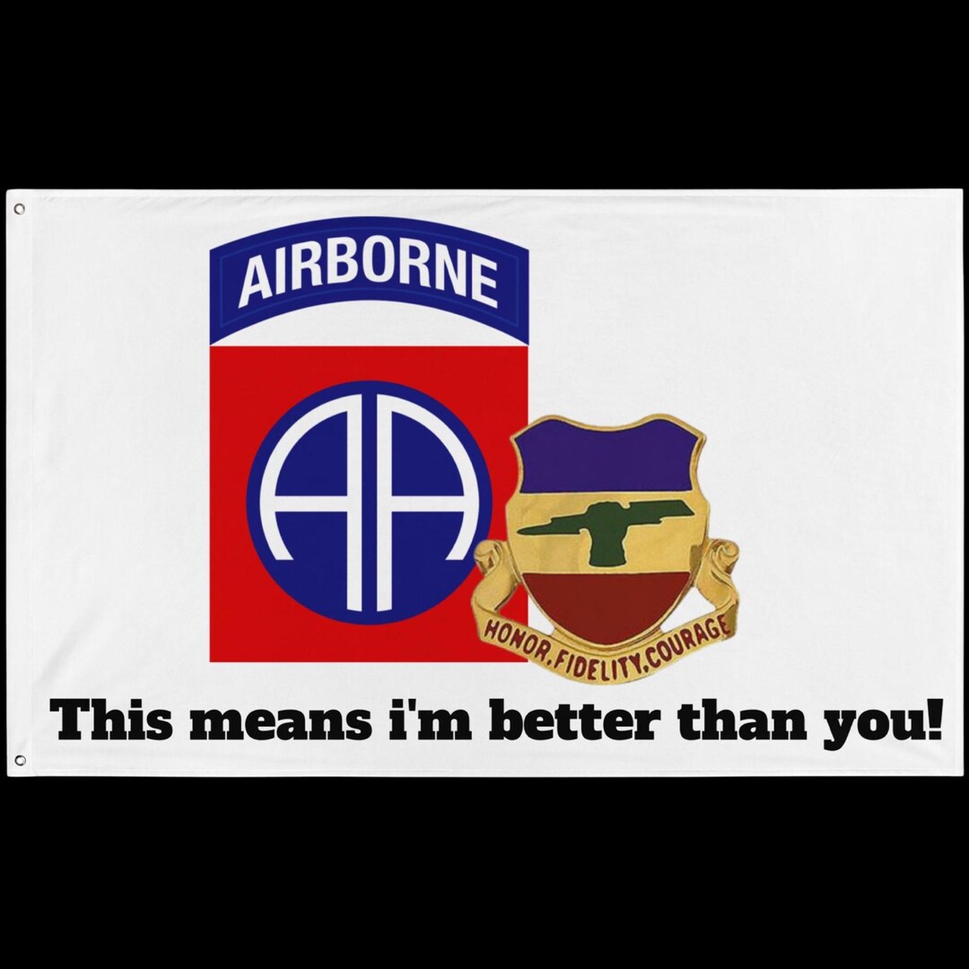 3-73rd CAV Flag, U.S Army 82nd Airborne Flag, 82nd Airborne Div Flag ...