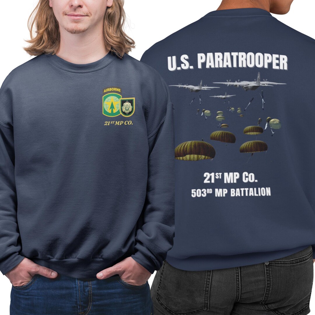 21st Military Police Sweatshirt, 21st Military Police Company (airborne ...