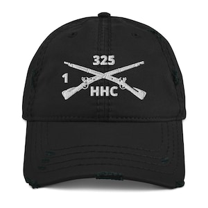 82nd Airborne Hat, HHC 325th Hat, Infantry Crossed Rifles Hat, 82nd ...