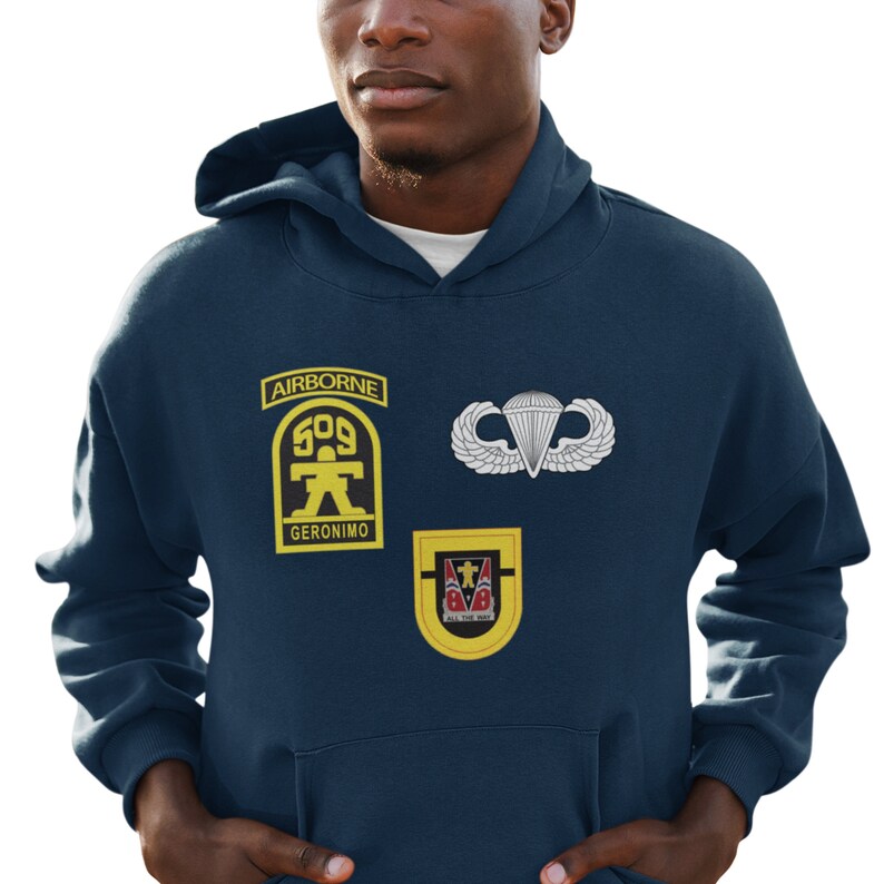 1-509th INF, 509th Airborne, 509th Airborne Hoodie, US Army Hoodie ...