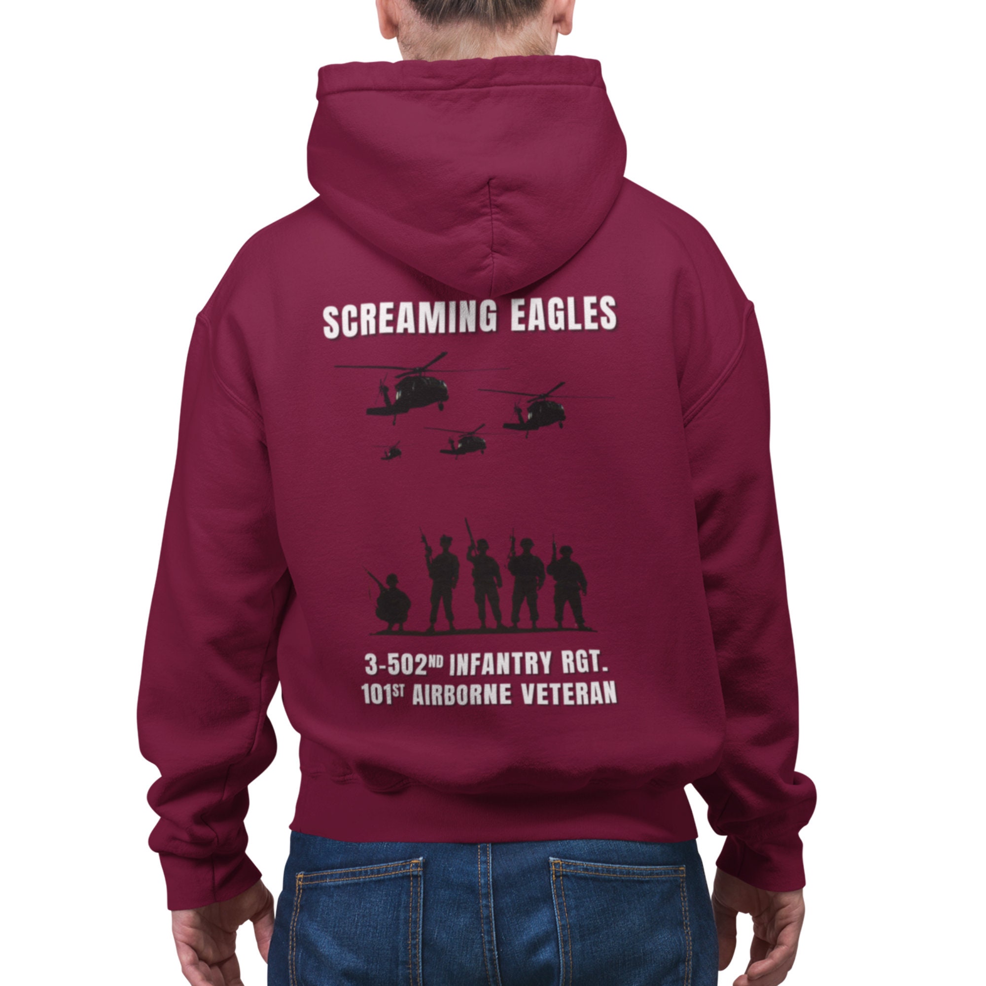 101st Airborne Hoodie, 101st Airborne Division, 3-502nd INF, 101st ...