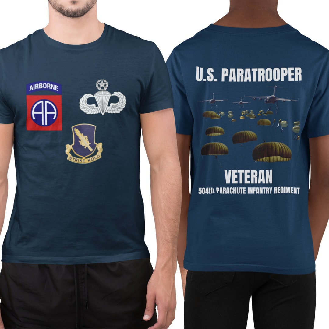 504th PIR, 82nd Airborne, 82nd Airborne T-shirt, 82nd Airborne Tee ...