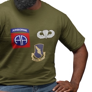 504th PIR, 82nd Airborne, 82nd Airborne T-shirt, 82nd Airborne Tee ...
