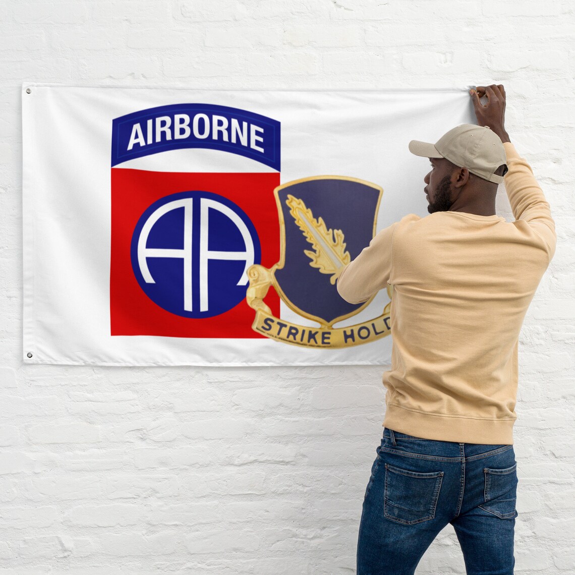 504th PIR, 82nd Airborne Flag, US Army Flag, 82nd Airborne Veteran Flag, 82nd Airborne ...