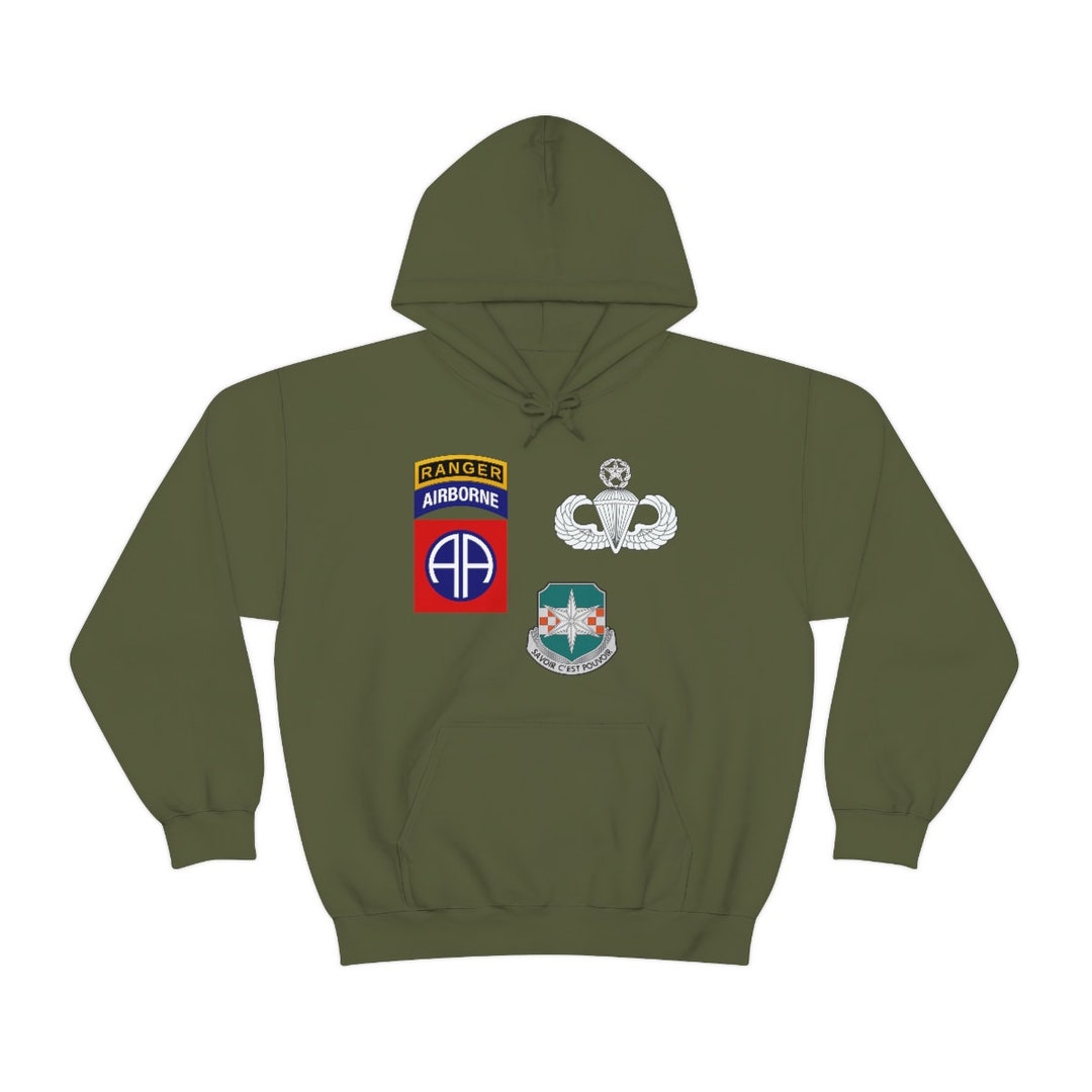 313th MI, 82nd Airborne Hoodie, US Army Custom Hoodie, Veteran ...