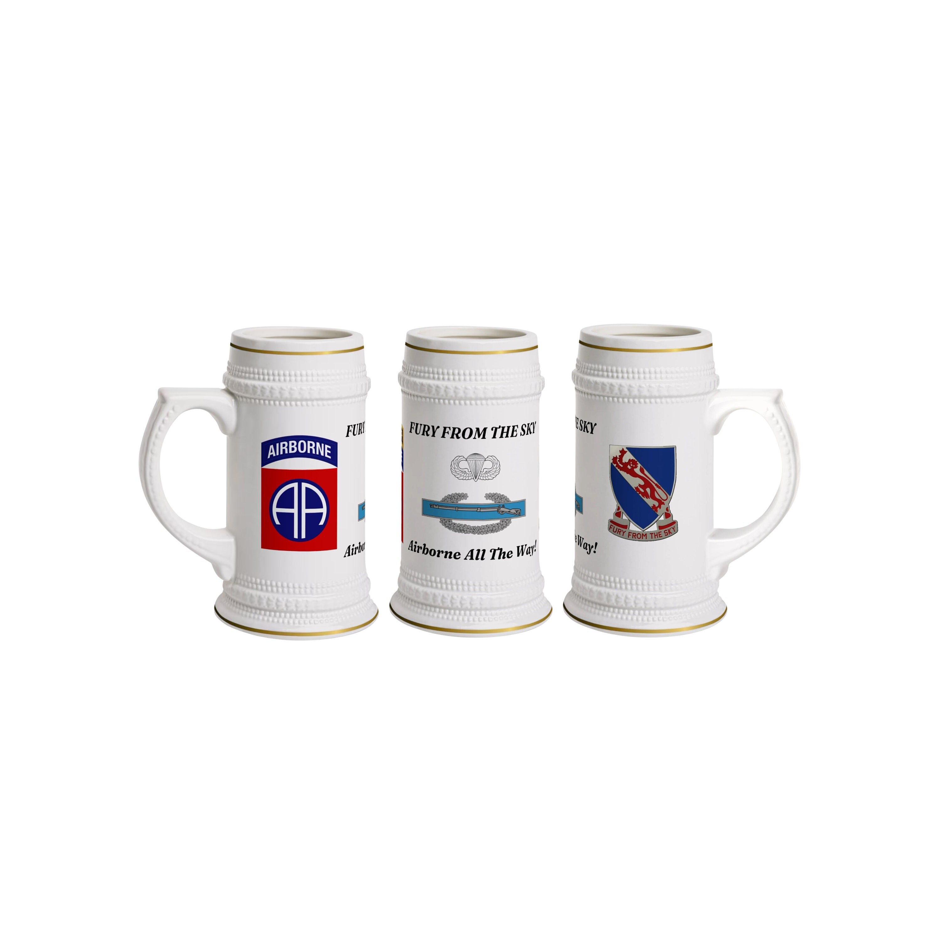 508th PIR, 82nd Airborne Beer Stein, Customized 22oz Beer Stein, US ...