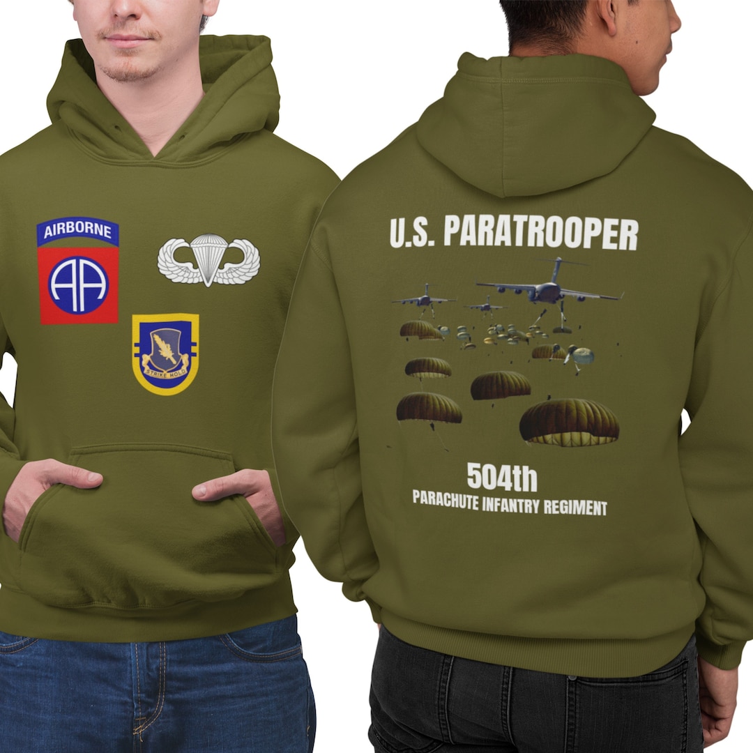 2-504th PIR, 82nd Airborne, 82nd Airborne Hoodie, US Army Hoodie ...