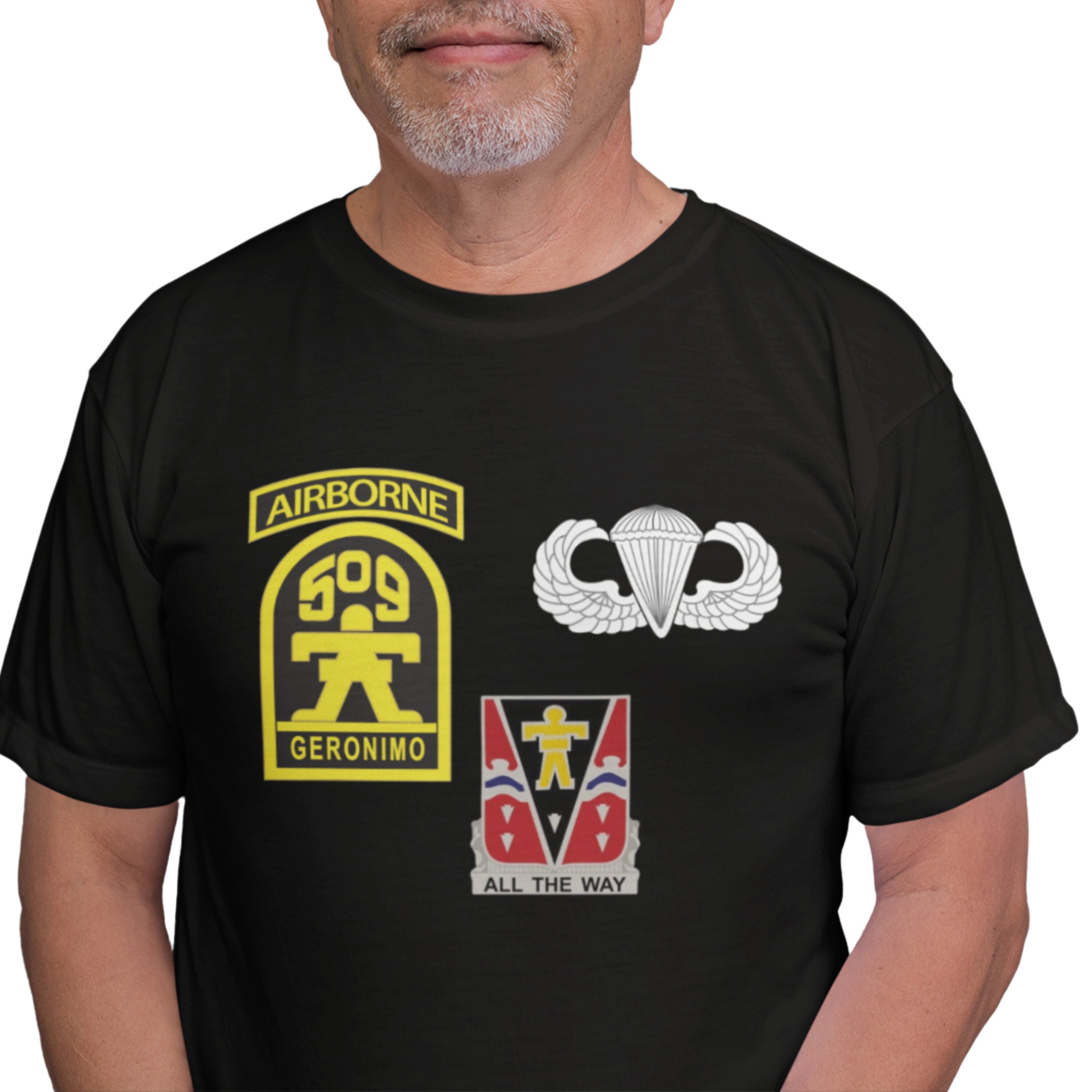 509th Infantry (airborne), 509th Airborne T-shirt, 509th PIR Tee Shirt ...