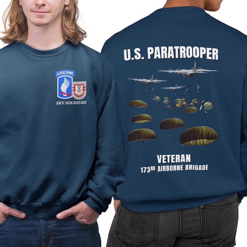 173rd Airborne Sweatshirt, 173rd Airborne, 173rd, 2-503rd INF, OIF OEF ...