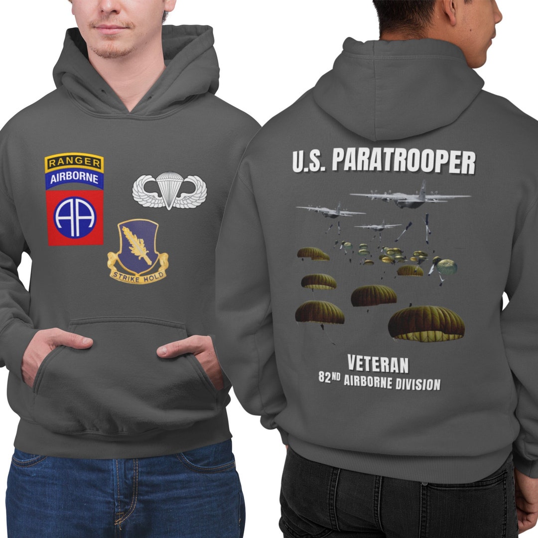 82nd Airborne Hoodie, 504th PIR, 82nd Airborne Shirt, 82nd Airborne ...