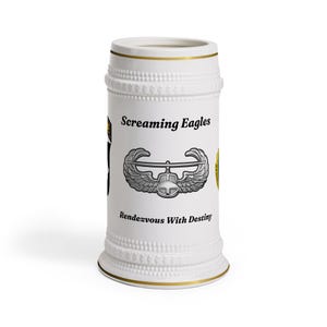 101st Airborne Beer Stein, DISCOM, 101st Airborne Mug, 101st Airborne ...