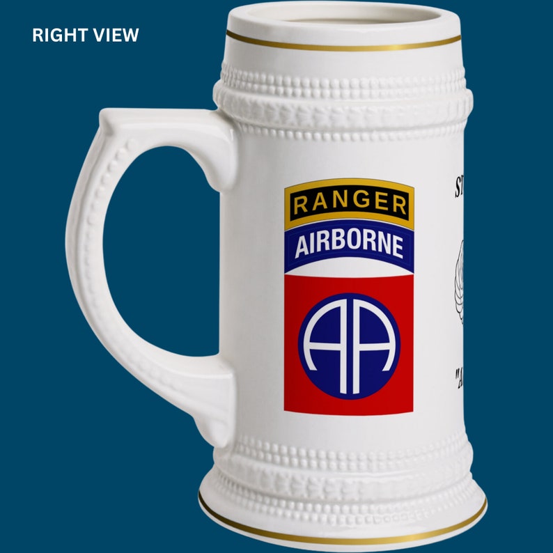 82nd Airborne Beer Stein, 504th, 82nd Airborne Mug, 82nd Airborne Patch ...