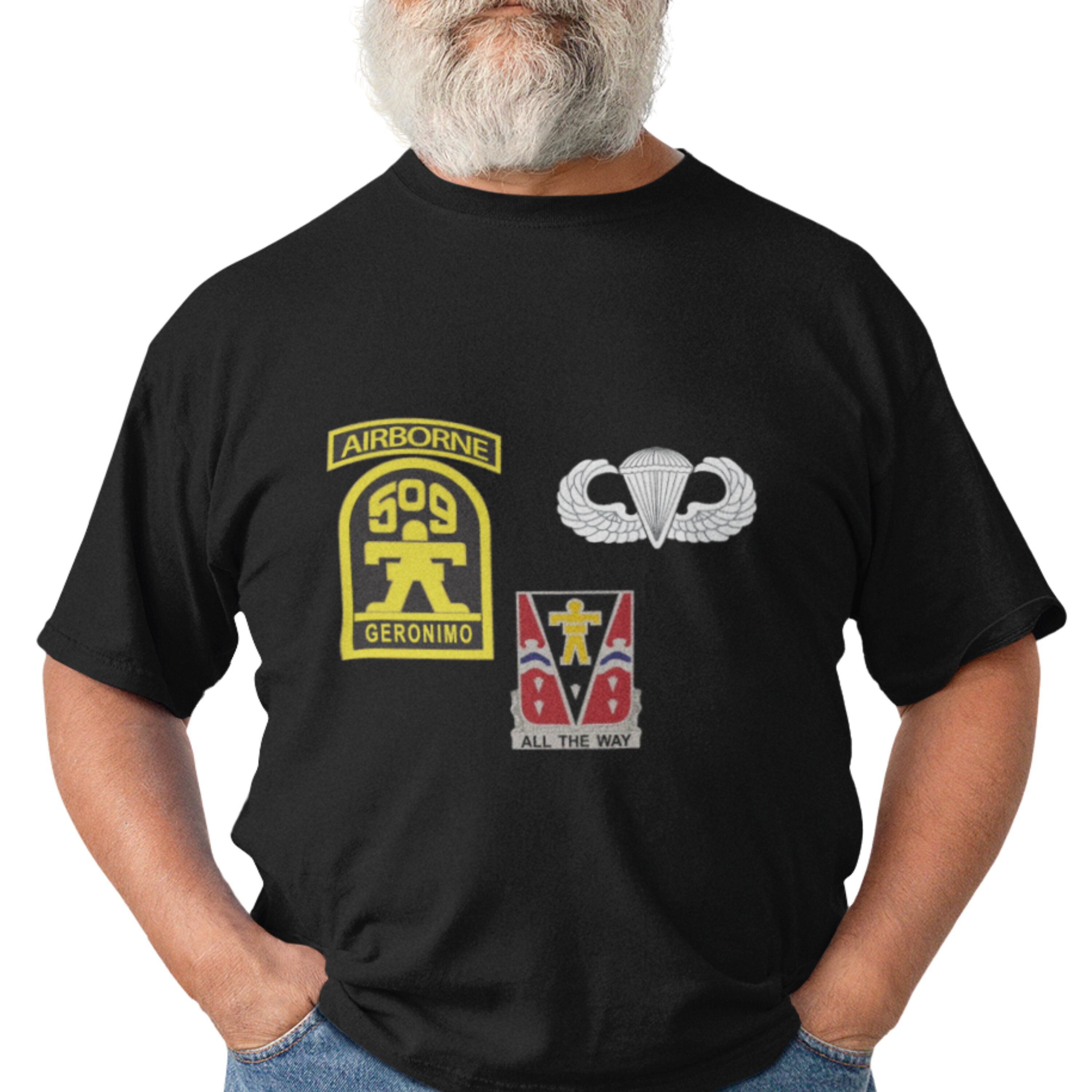 509th Infantry (airborne), 509th Airborne T-shirt, 509th PIR Tee Shirt ...