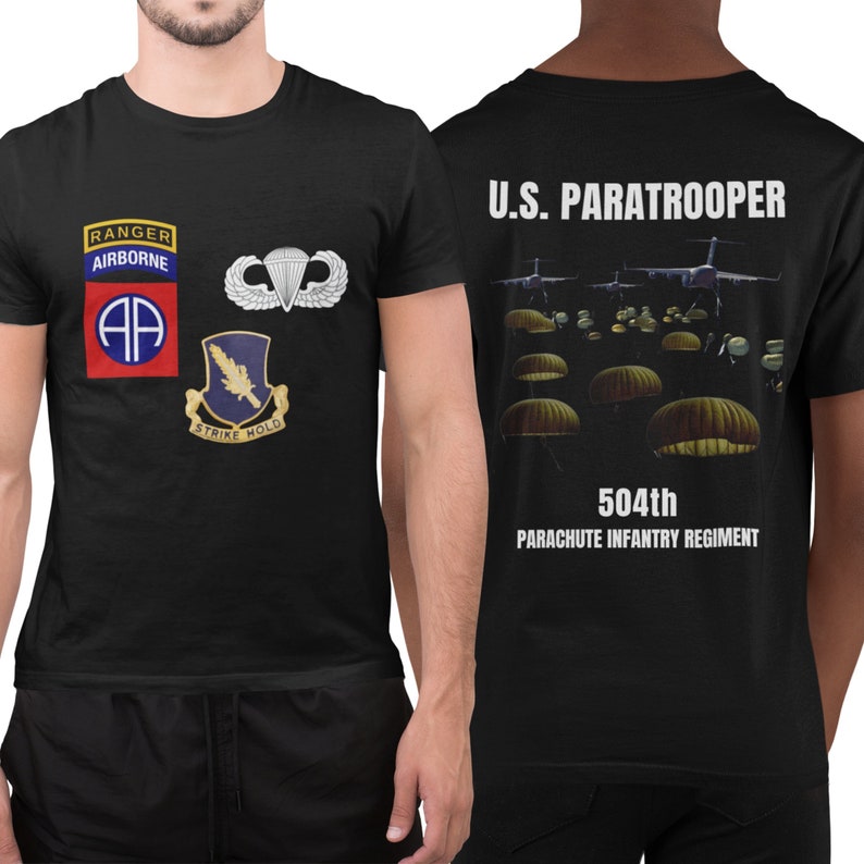 504th PIR, Ranger, 82nd Airborne, Airborne T-shirt, Army Airborne T ...