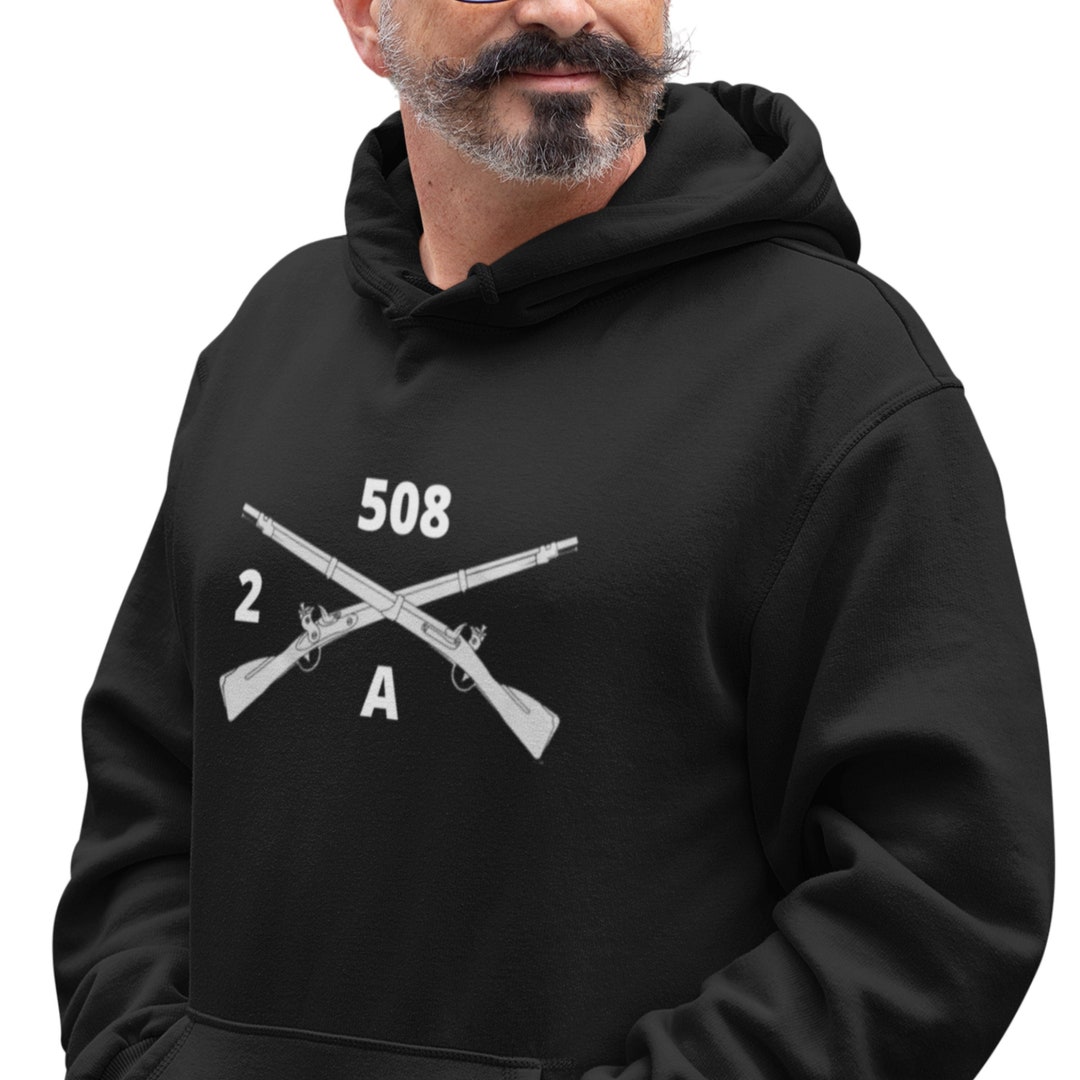 A Co. 2/508th PIR, 82nd Airborne Hoodie, US Army Custom Hoodie, Veteran ...