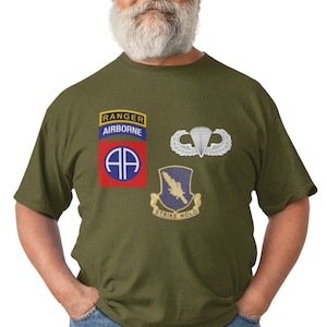 504th PIR, Ranger, 82nd Airborne, Airborne T-shirt, Army Airborne T ...