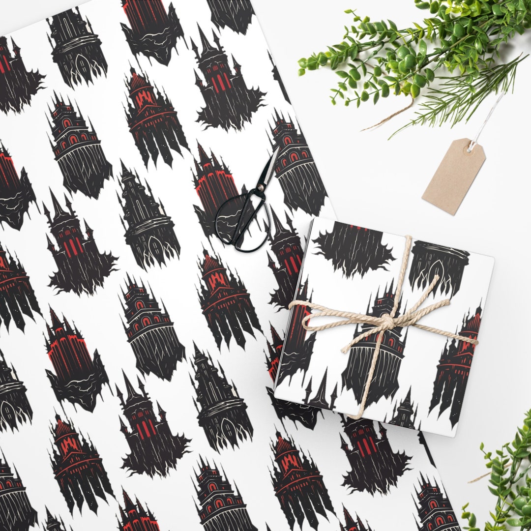 Dark Castles Tattoo Gift Wrapping Paper - Etsy