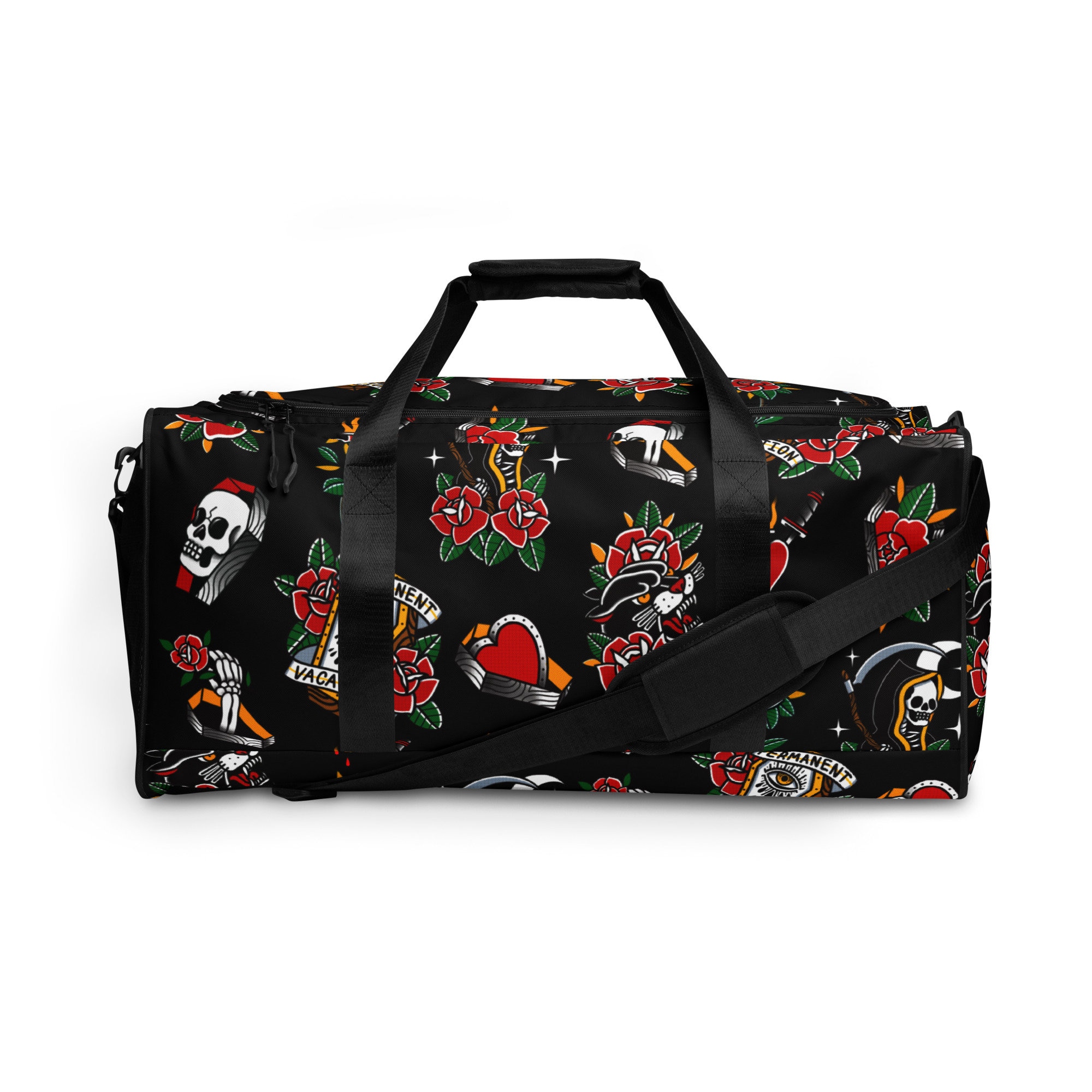 Coffin Tattoo Flash Duffle Bag Duffle Bag Tattoo Flash - Etsy
