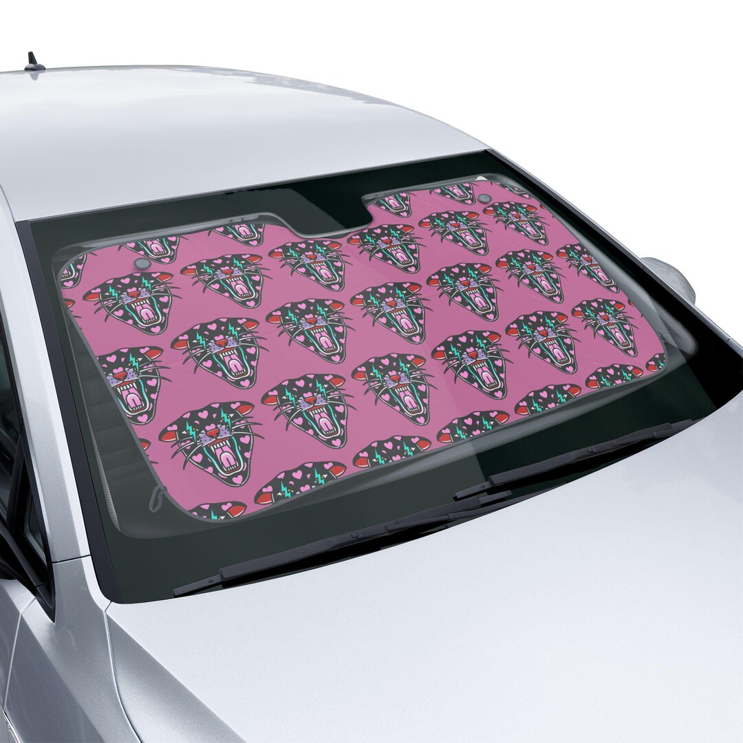 Love Panther Car Sun Shades With Panther Design, Stylish Auto ...