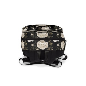 White Rose Tattoo Backpack, Tattoo Backpack, Large Backpack ...