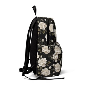 White Rose Tattoo Backpack, Tattoo Backpack, Large Backpack ...