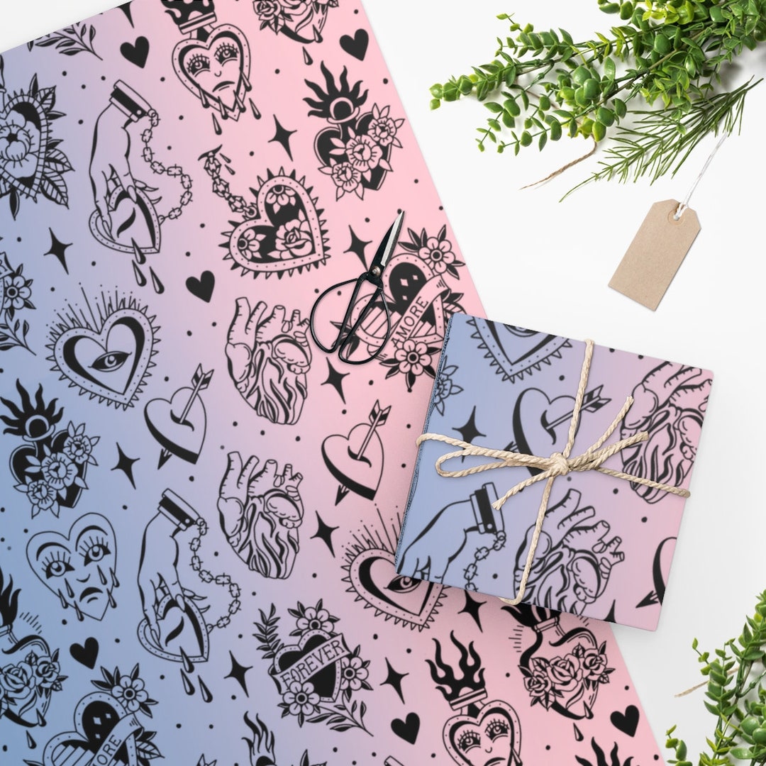 Valentines Day Gift Wrapping Paper - Etsy
