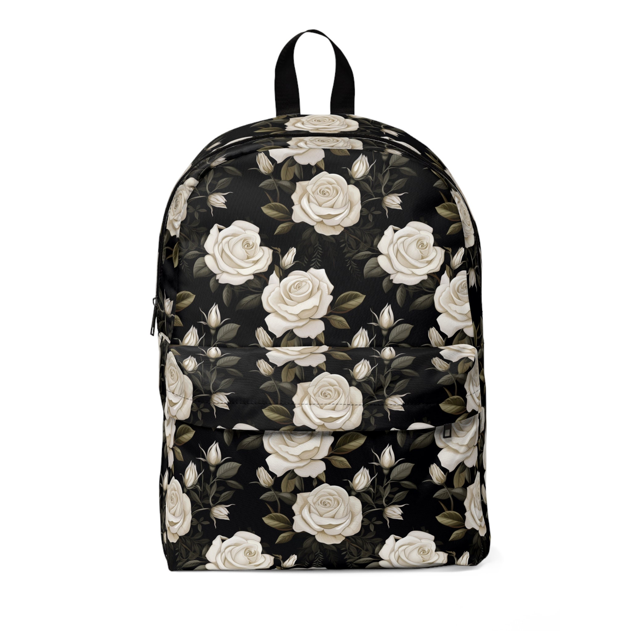 White Rose Tattoo Backpack Tattoo Backpack Large Backpack - Etsy