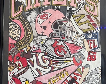 Kansas City Chiefs Collage - Etsy