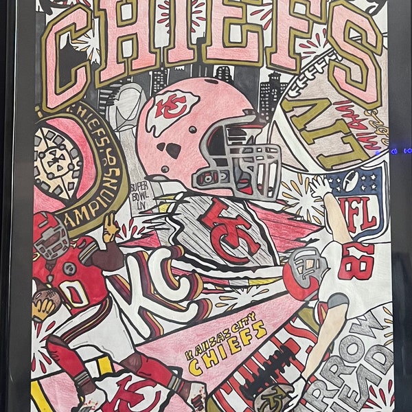 Kansas City Chiefs Picture Frames - Etsy