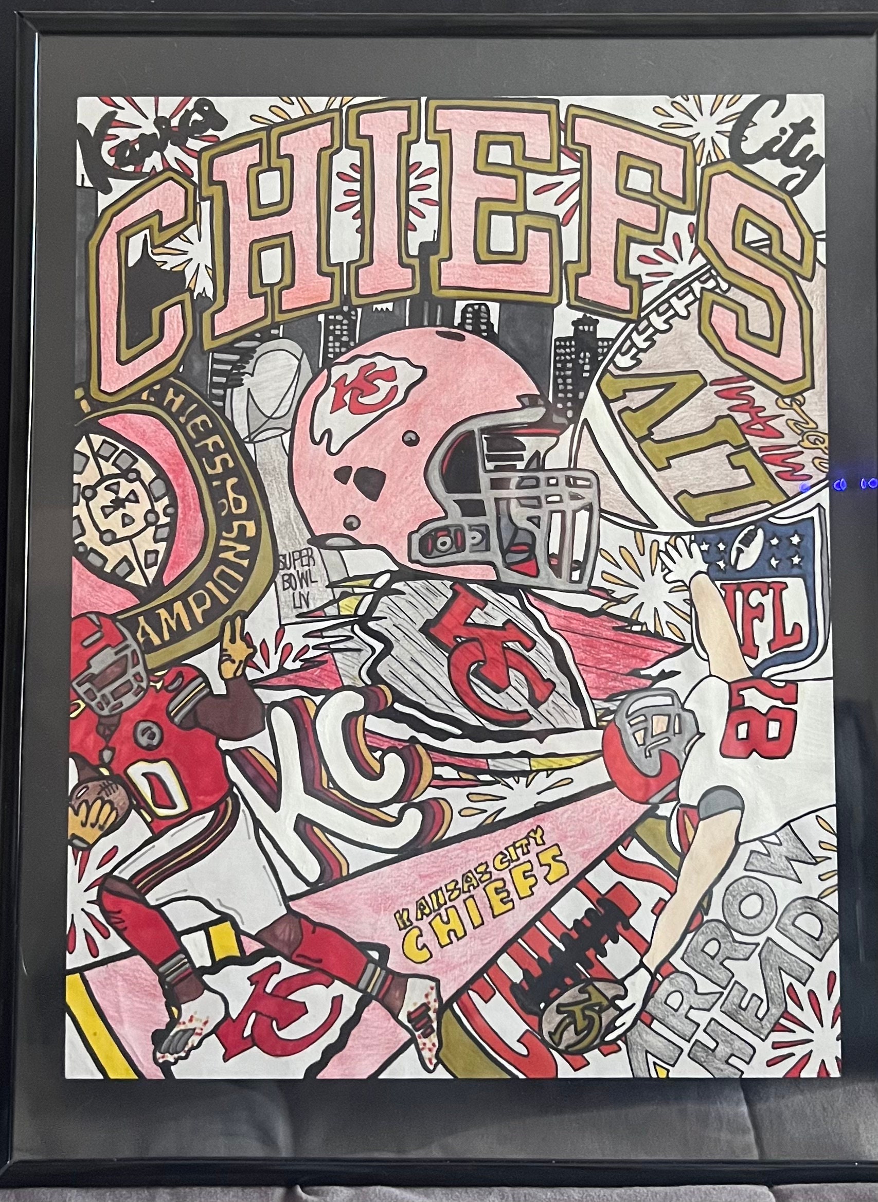Kansas City Chiefs Collage - Etsy