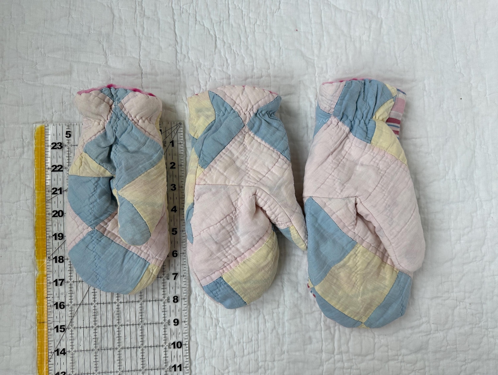 Quilted Fleece Lined Mittens - Etsy