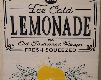Wood Lemonade Sign | Etsy