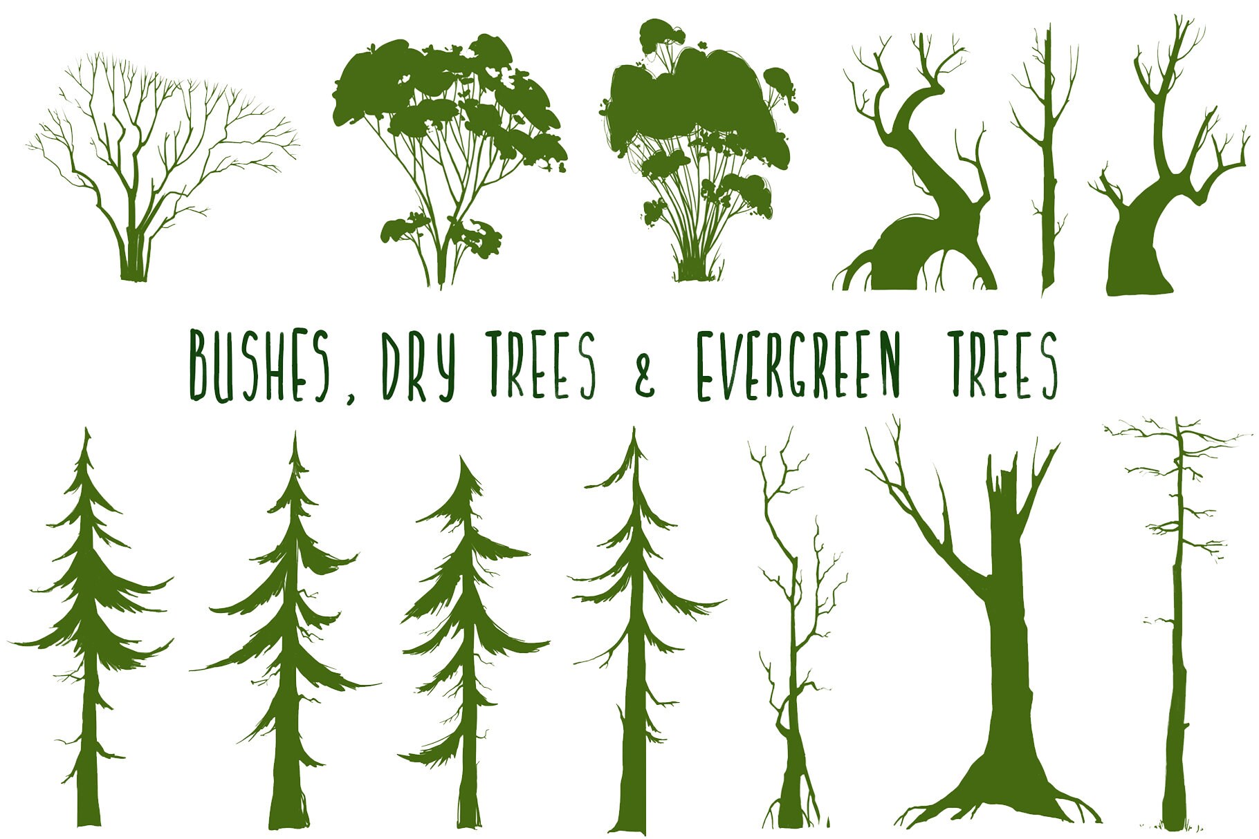 Forest Brush Set for Procreate - Etsy