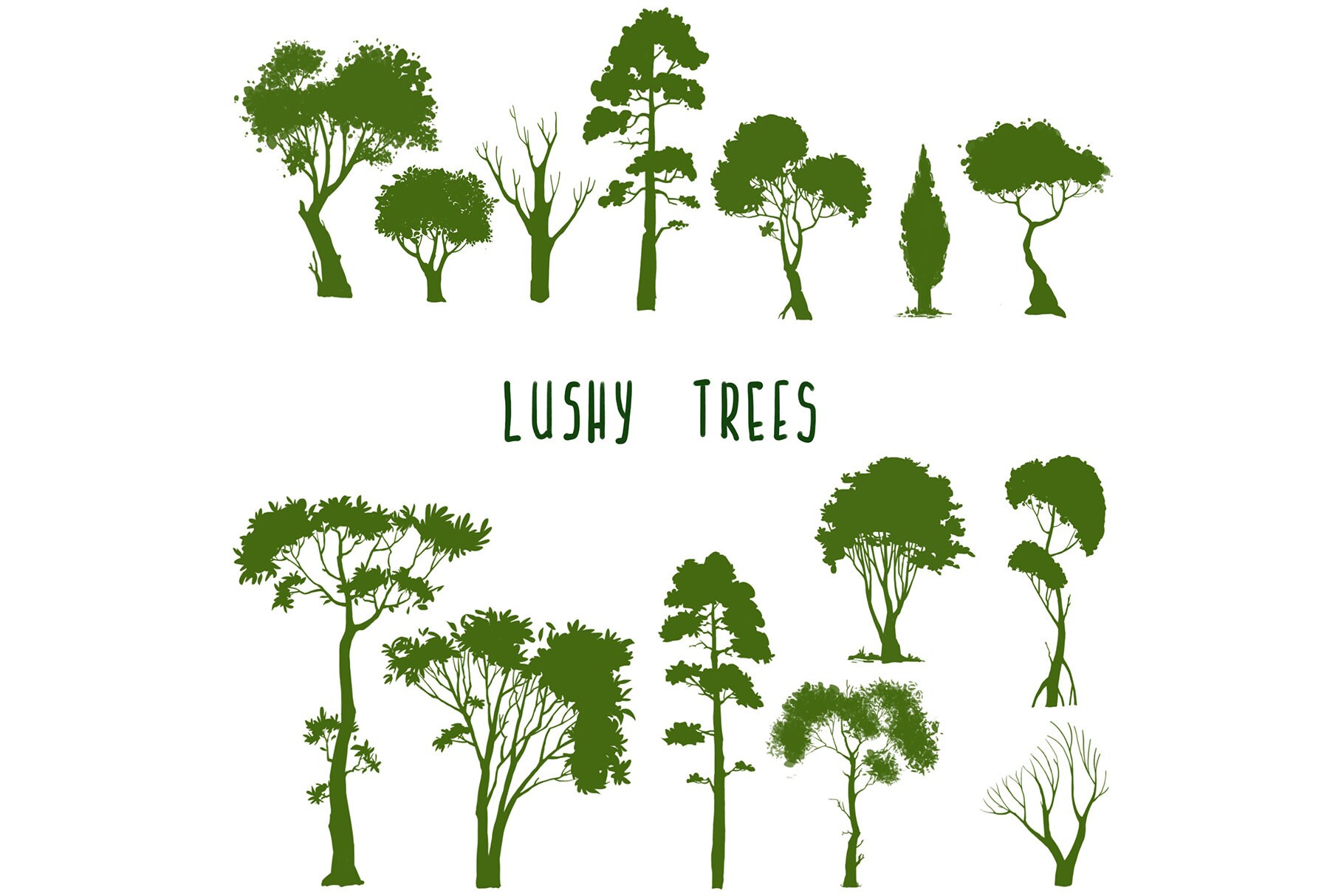 Forest Brush Set for Procreate - Etsy
