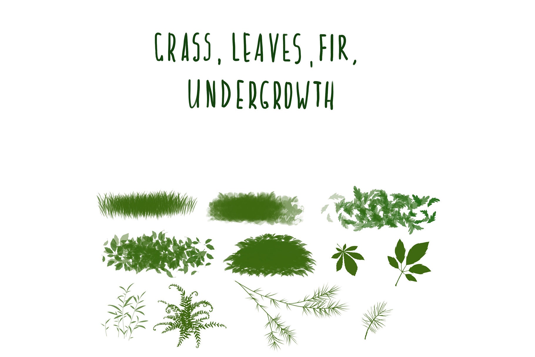 Forest Brush Set for Procreate - Etsy