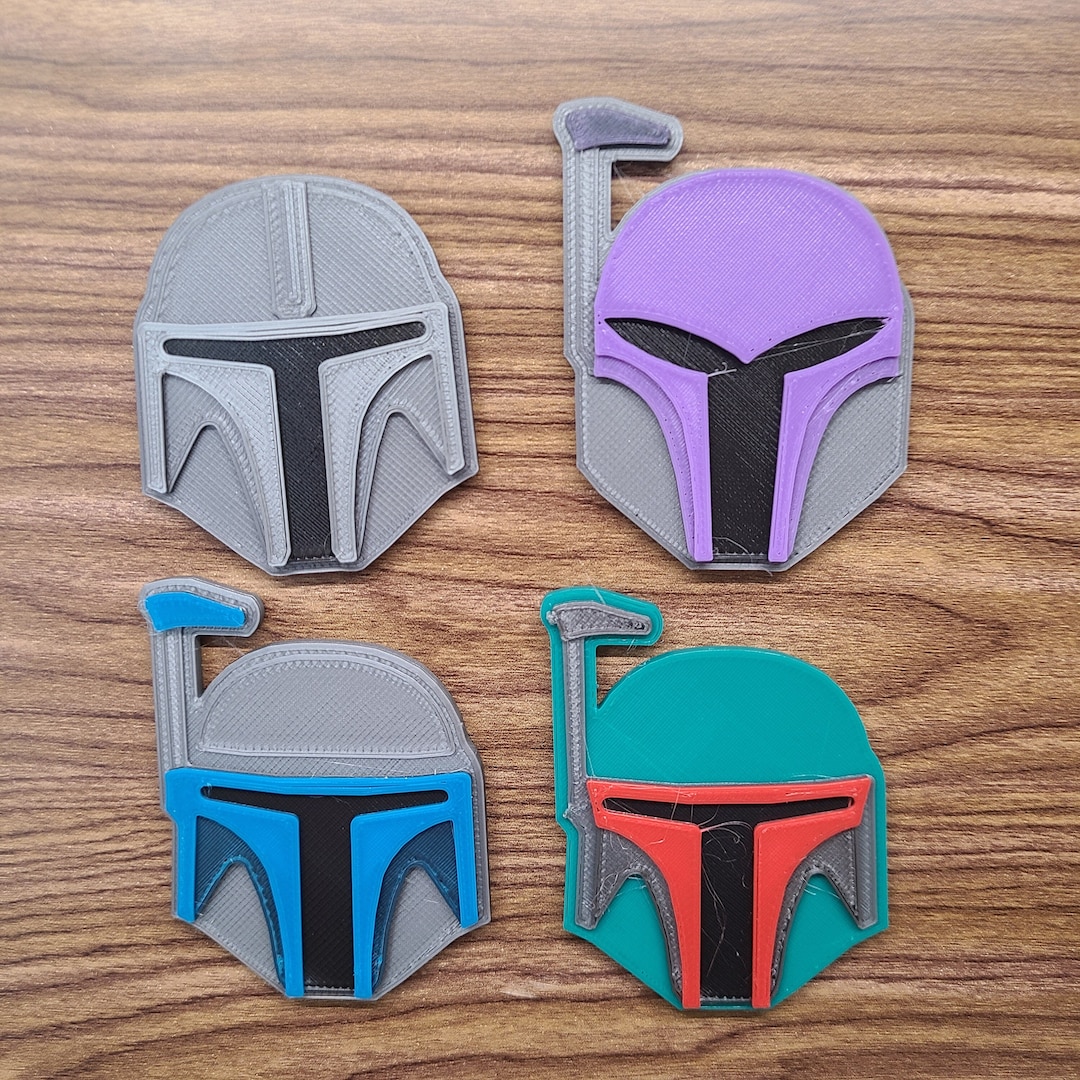 Mandalorian Helmet Magnets - Star Wars - Etsy