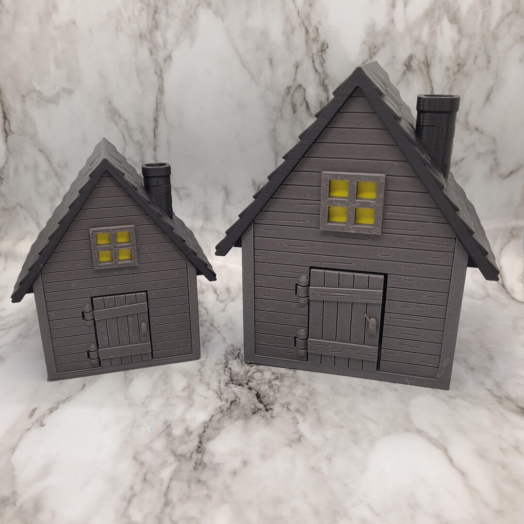 3D Printed Haunted House Container – Spooky Halloween Decor With ...