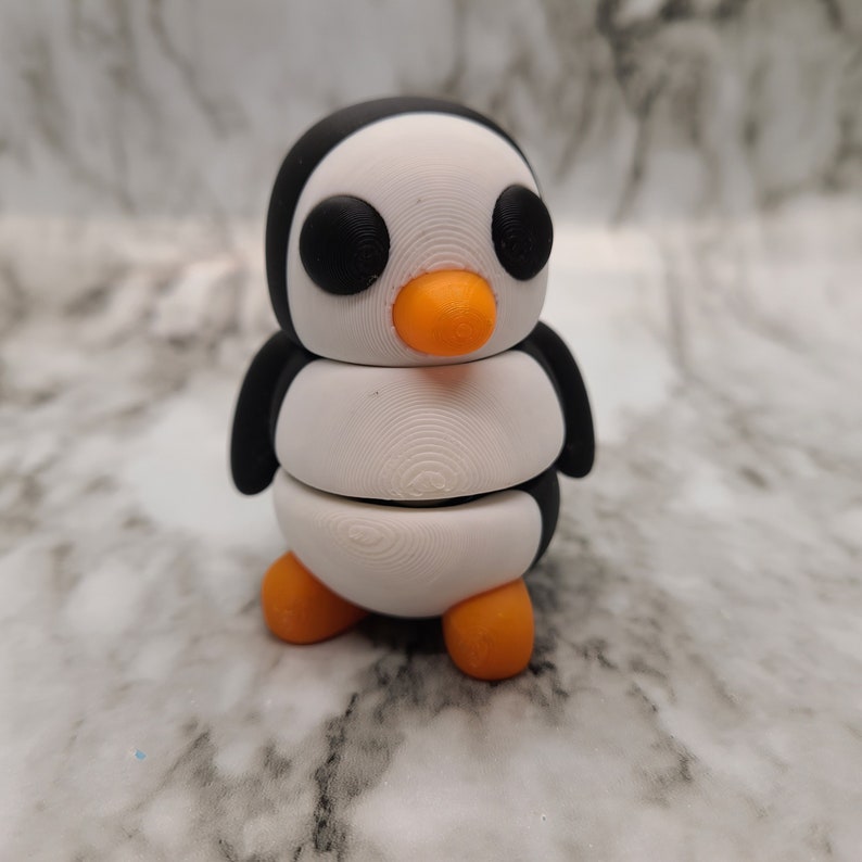 Flexi Fidget Penguin | Fidget Toy - Etsy