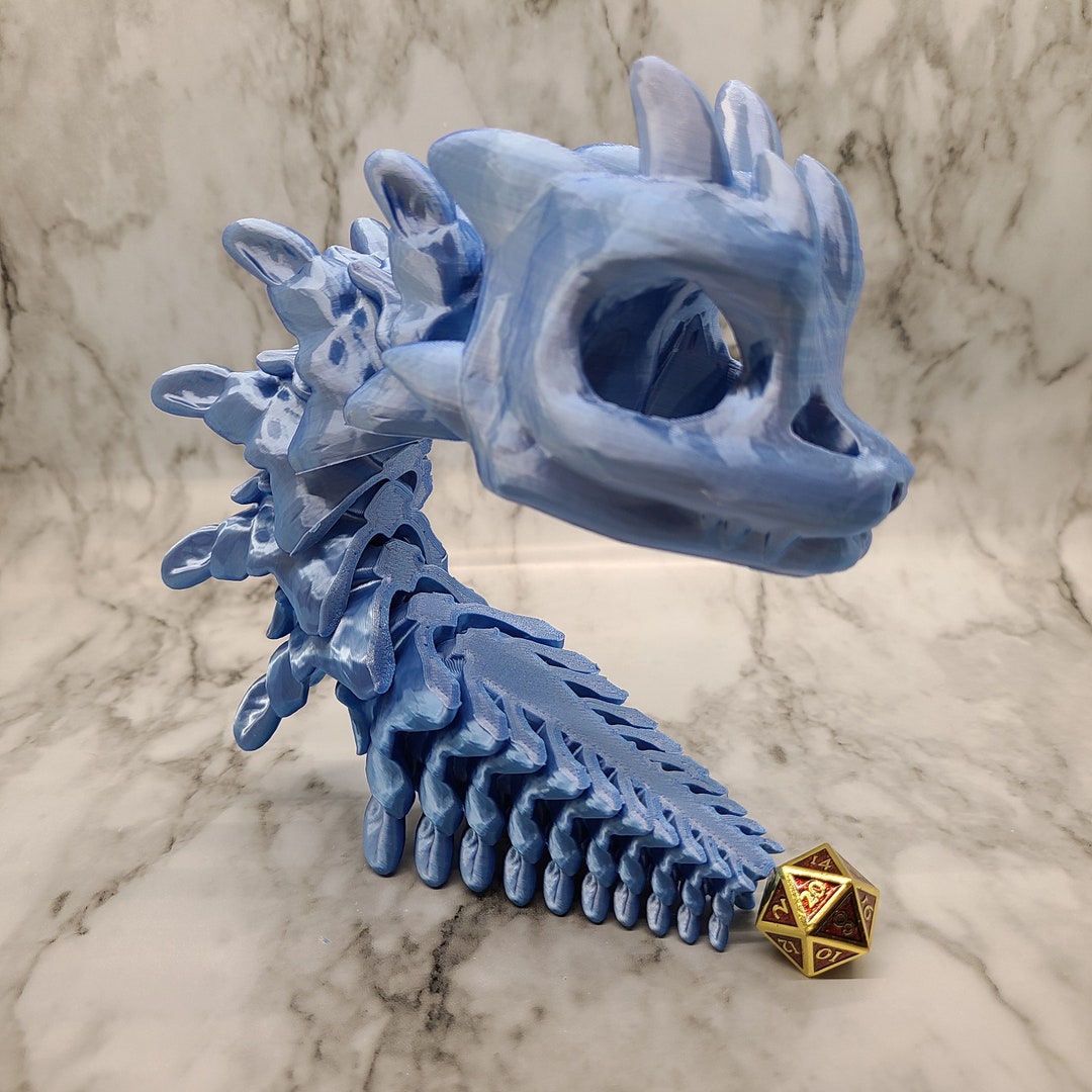 GIANT Bony Basilisk Articulated Snap-flex Fidget Fidget - Etsy