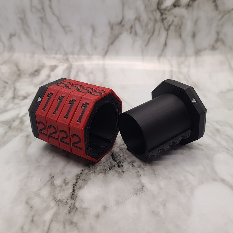 CRIMSON Resettable Cryptex | Puzzle Box | Lock Box - Etsy