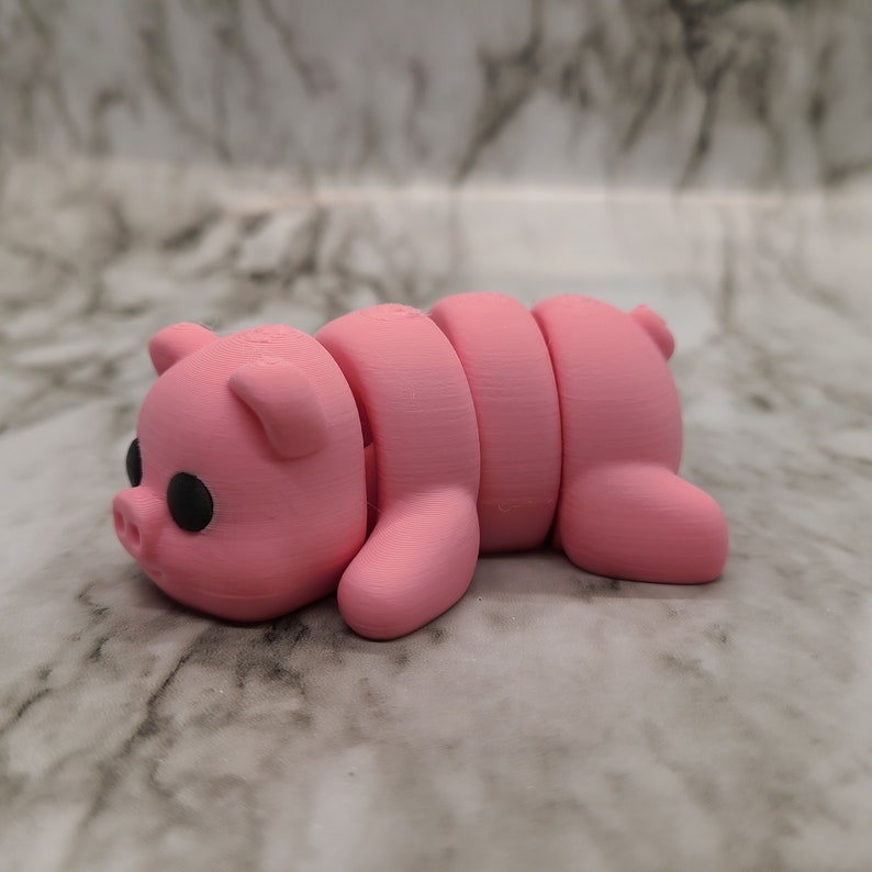 Flexi Fidget Pig | Fidget Toy - Etsy