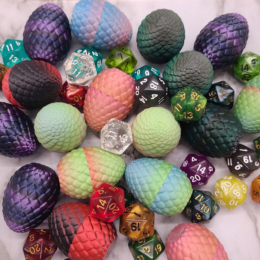 Mystery D20 Dragon Egg | TTRPG D20 Mystery Egg | DND - Etsy