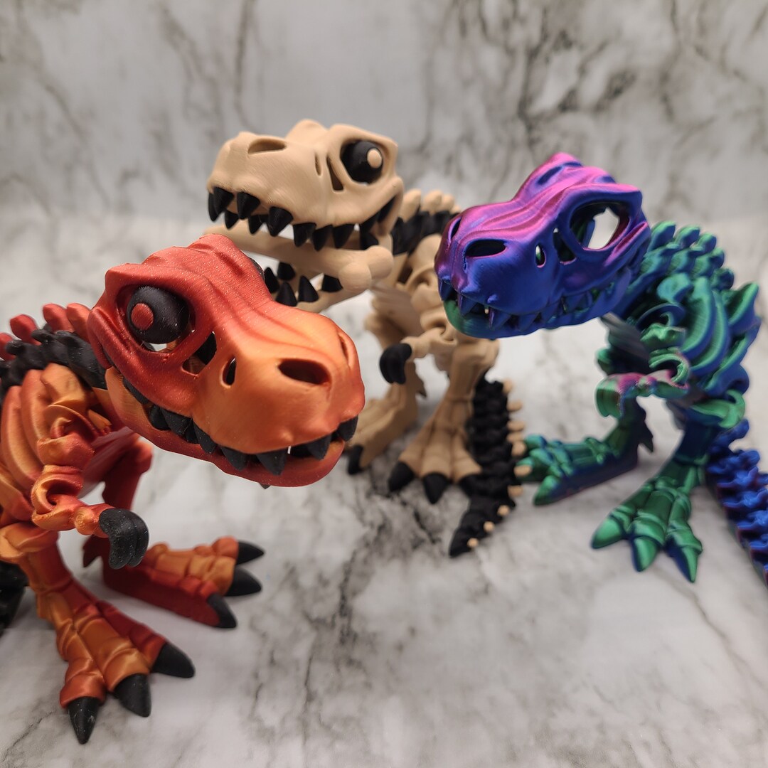 Flexi Fidget Skeleton T-rex| Flexi Factory T-rex - Etsy